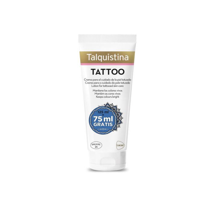 Talquistina Crema Tattoo Spf 25 Formato Especial Crema para el cuidado ...