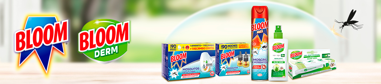 BLOOM insecticidas y repelentes mosquitos | Marvimundo
